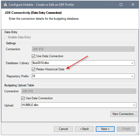 Upload Budgeting to JD Edwards – Hubble v24