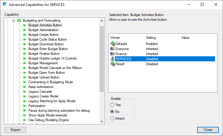 User Setup – Hubble v24