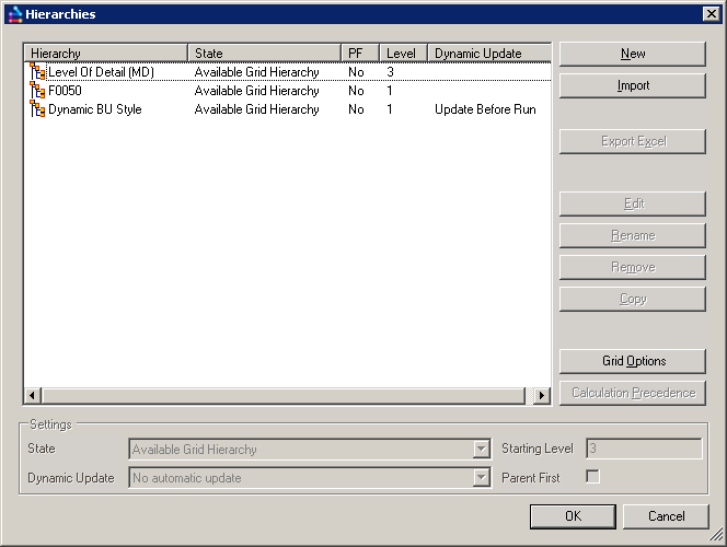 Configure Hierarchies – Hubble v24